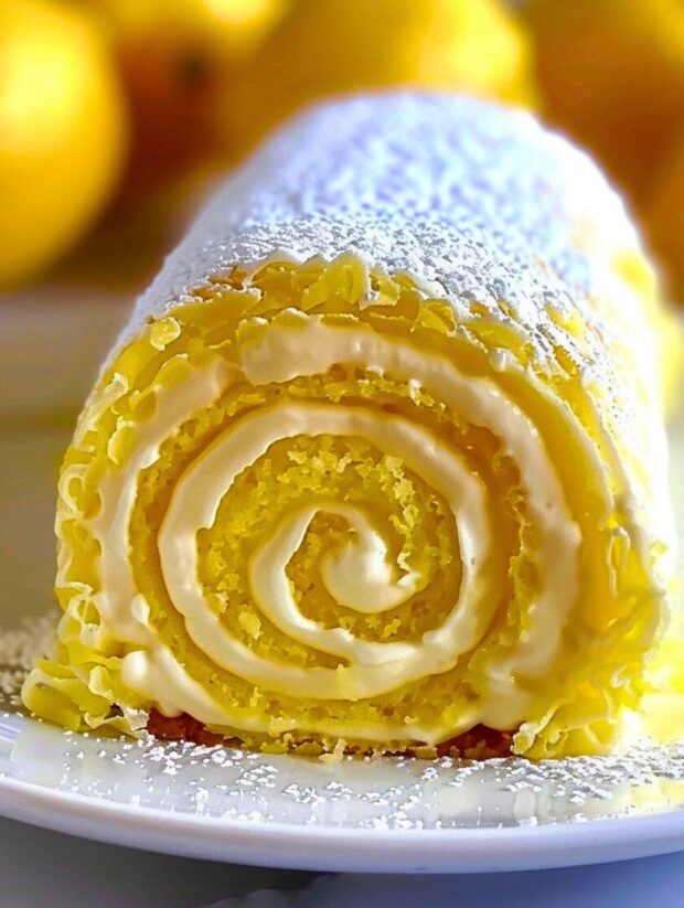 Lemon Cream Roll Cake Recipe: A Zesty Dessert Delight!