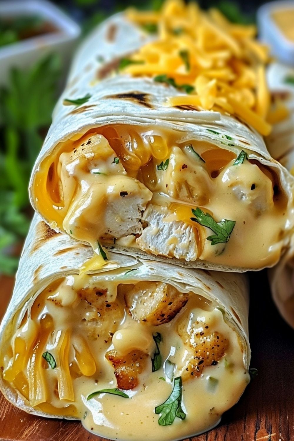 Spicy Nacho Cheese Chicken Wrap Recipe