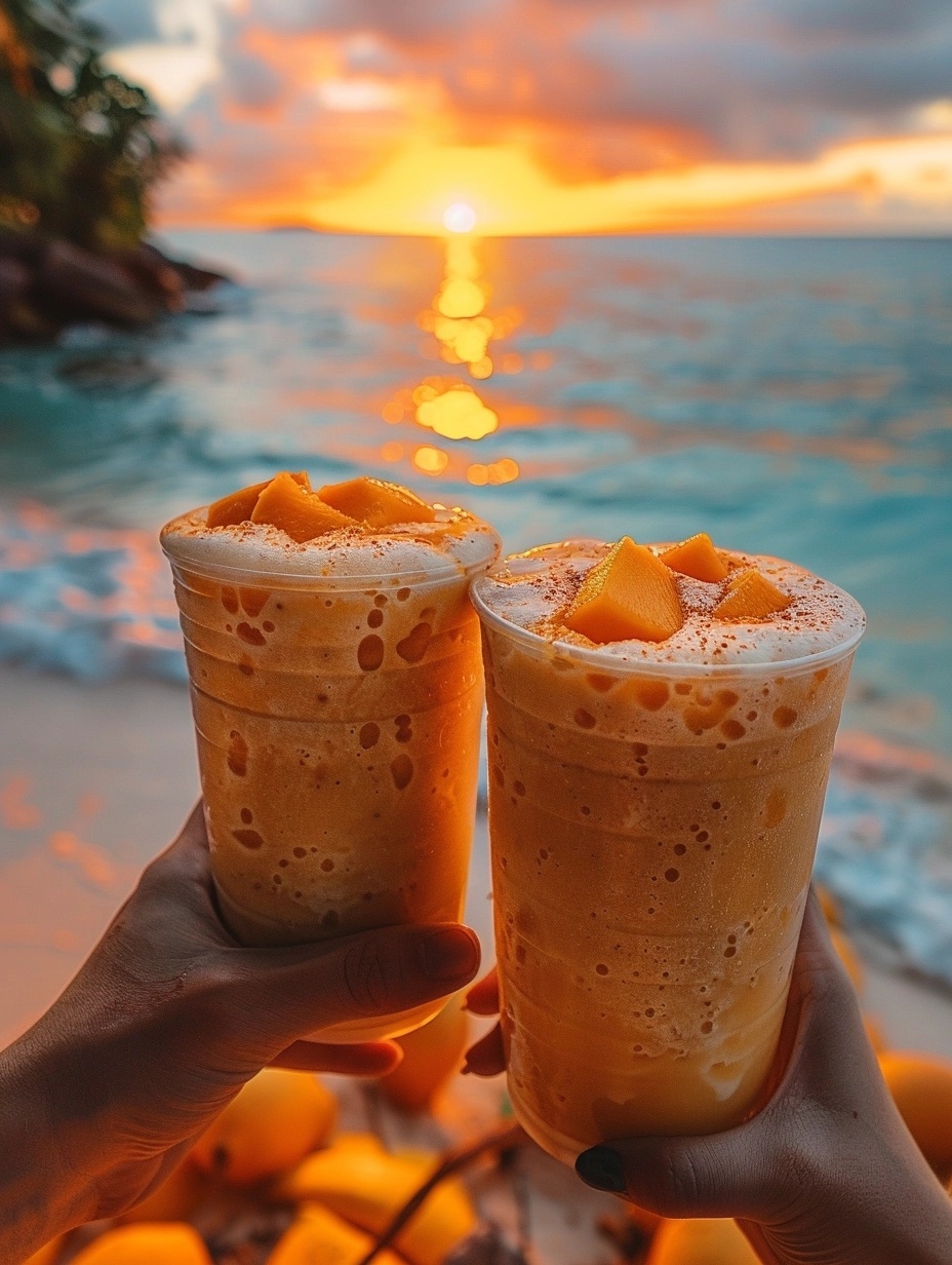 Golden Mango Sunrise Shake