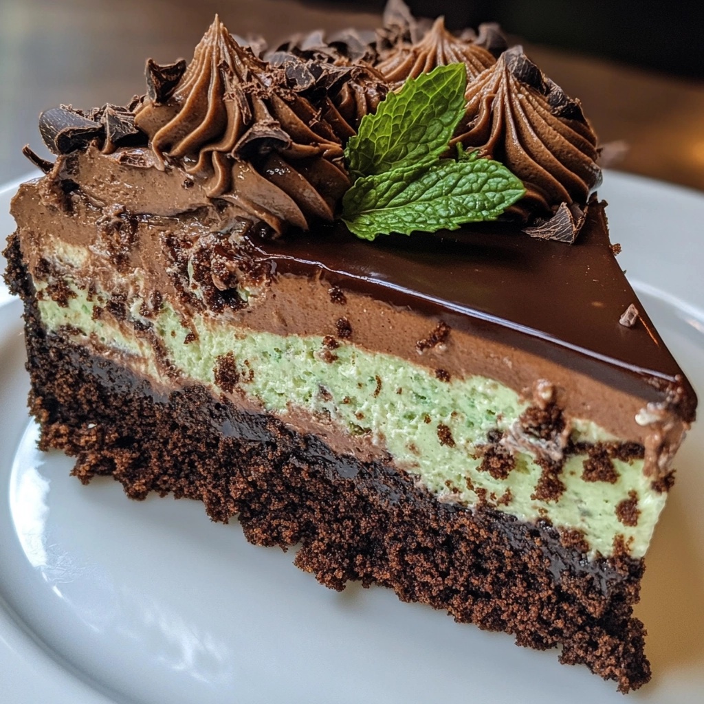Chocolate Mint Cheesecake