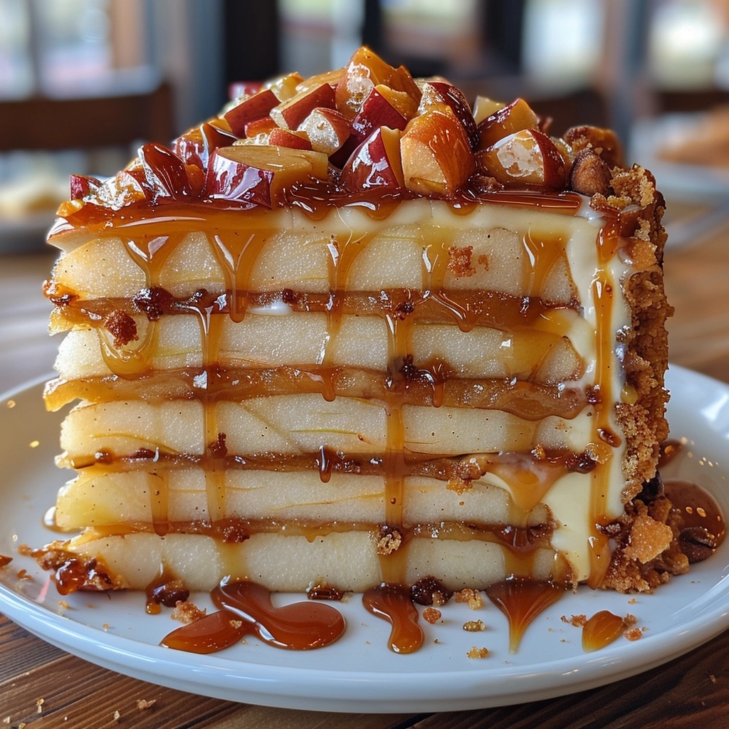 Caramel Apple Drip Cake