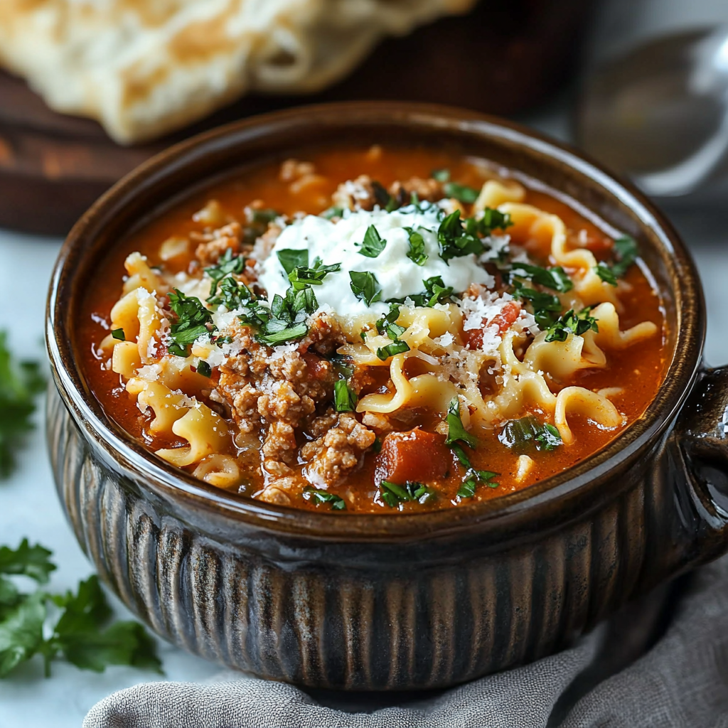 Lasagna Soup