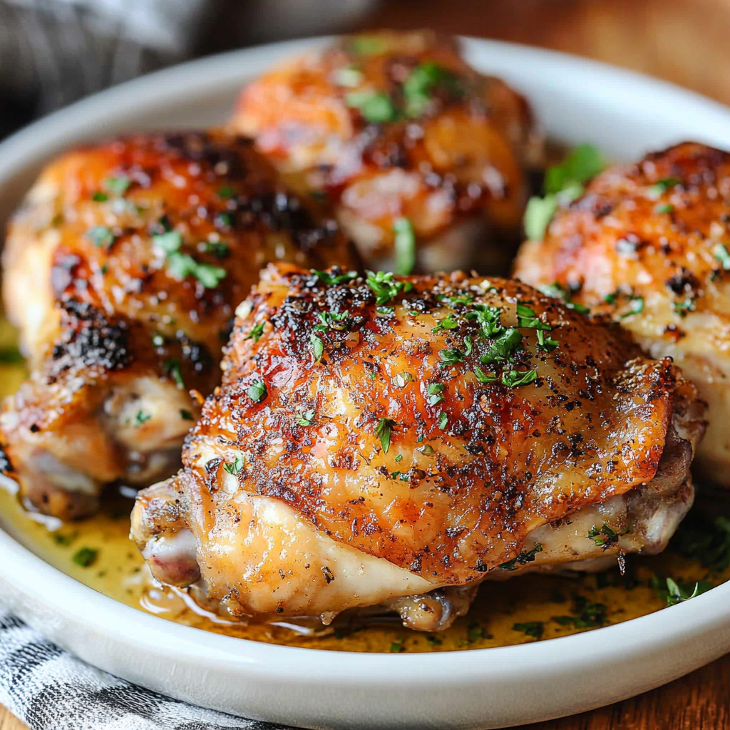 Baked Chicken Thighs