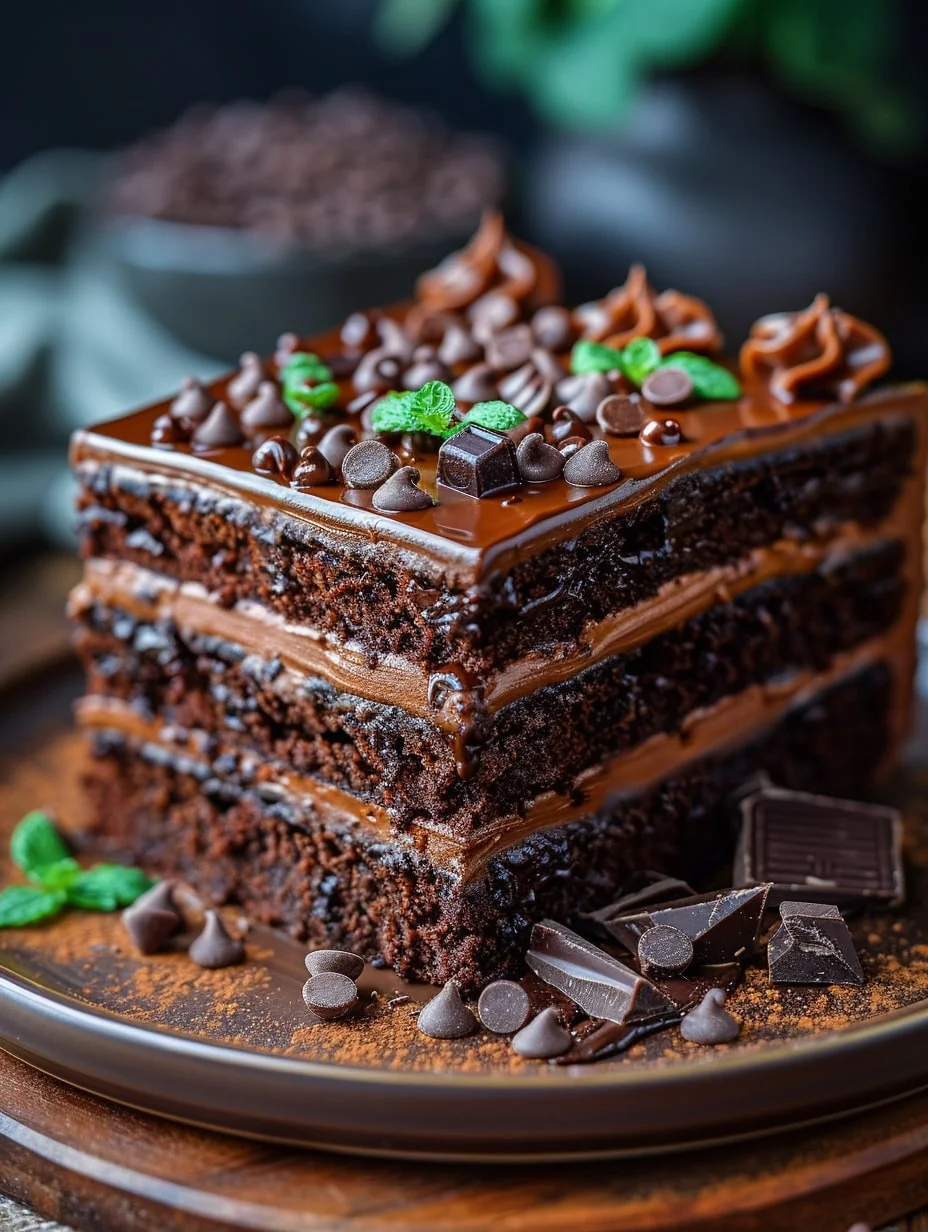 Mint Chocolate Explosion Cake